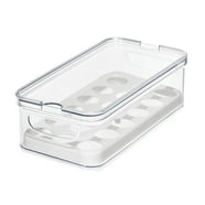 iDesign, Stackable Refrigerator and Pantry Berry Crisp Bin, Clear and ...