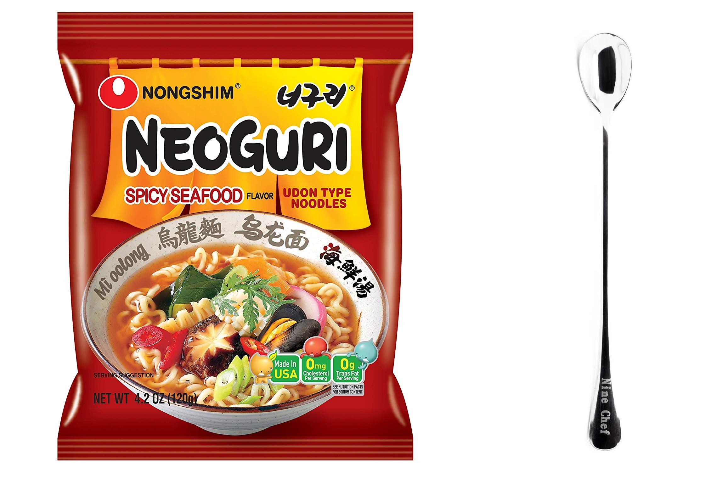 Nongshim Noodle (16 Pack, Neoguri Flavor ) Neoguri Spicy Seafood with ...