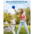 4.5” Heavy Duty Squeaky Dog Balls for Medium Large Dogs, Dog Toys for ...