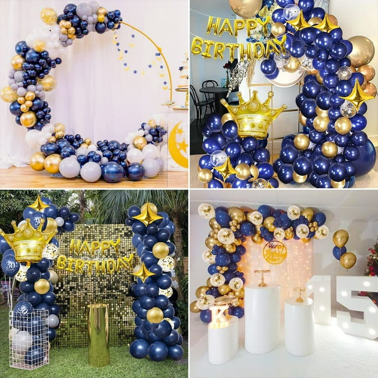 Royal Blue And Gold Birthday Party Ideas