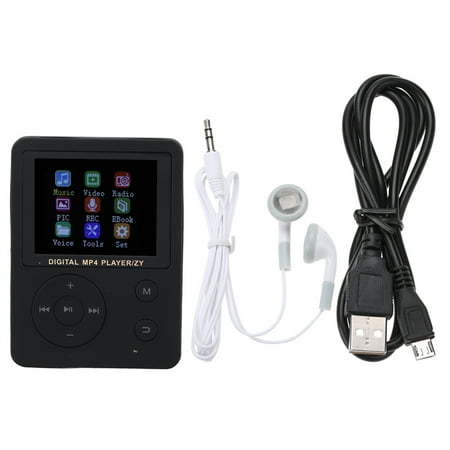 MP4 Player, Music Player Portable Digitai With Round Button For ...