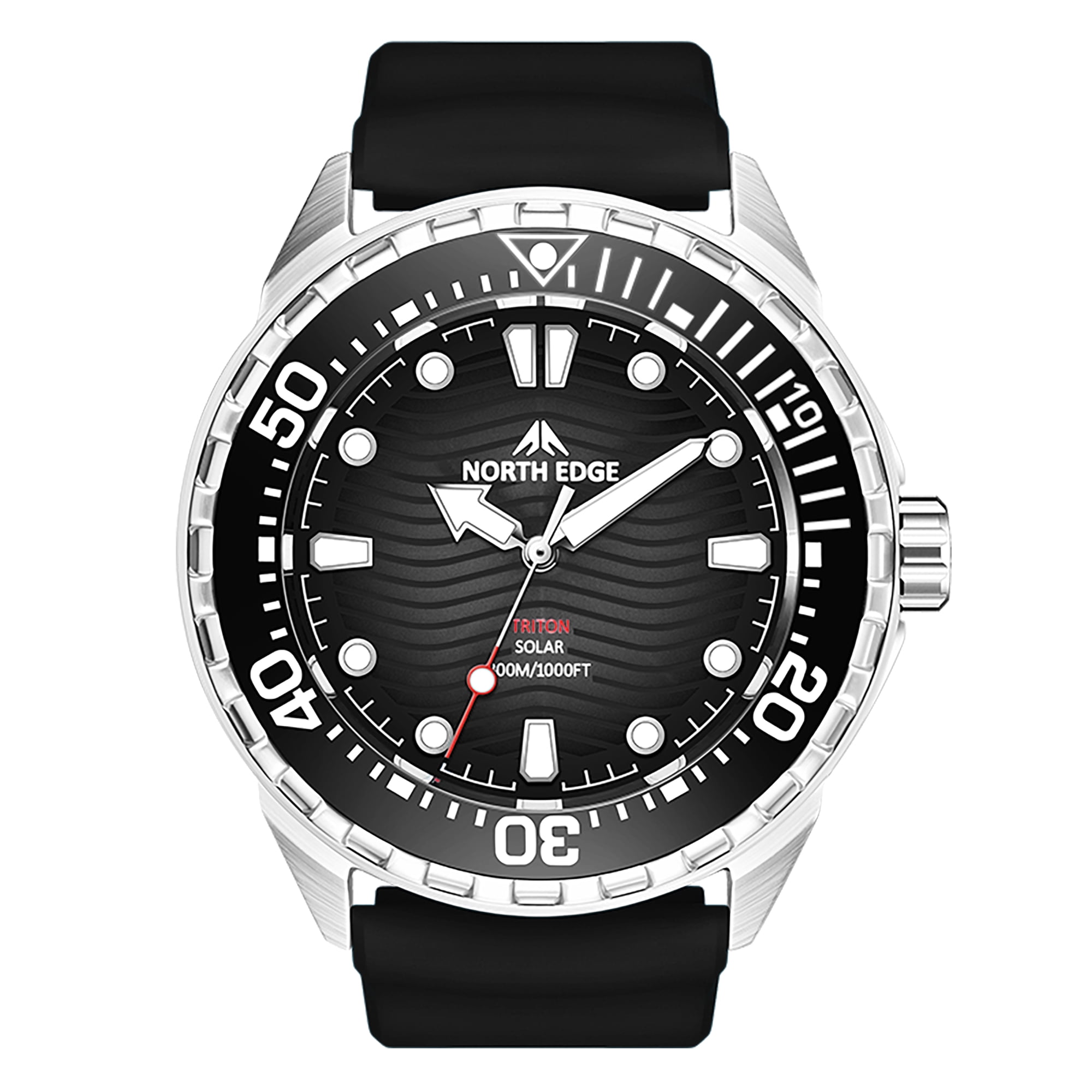 Click here for Unbranded North Edge Solar-Powered Dive Watch With... prices
