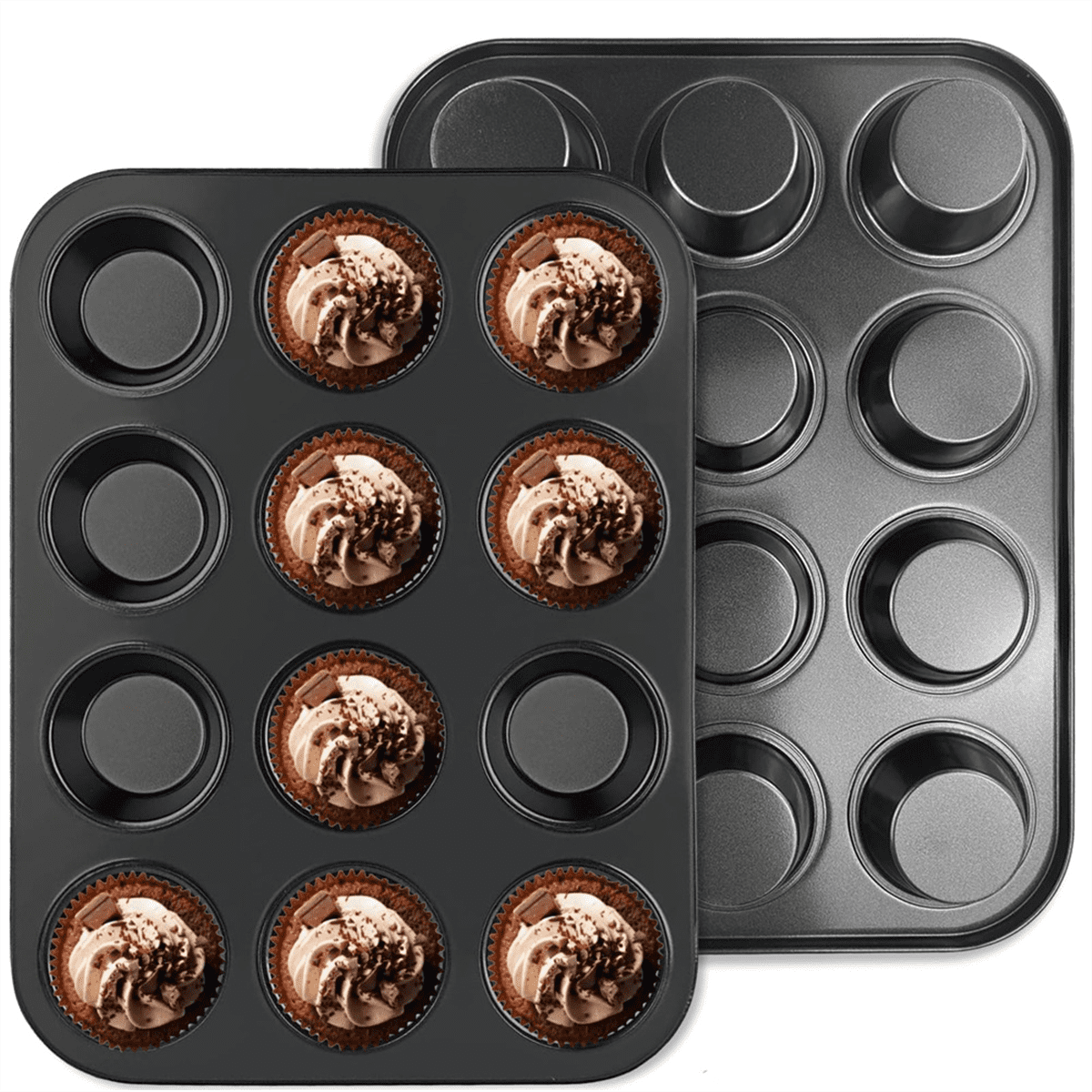 Click here for Zh & Art Pack Of 2 Muffin Tray For 24 Muffins  Hig... prices