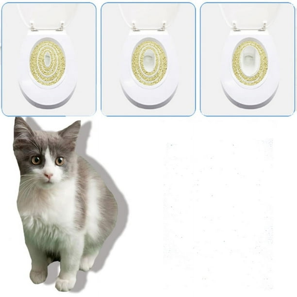 Cat Toilet Training System - Litter Box Toilet Seat for Accustoming ...