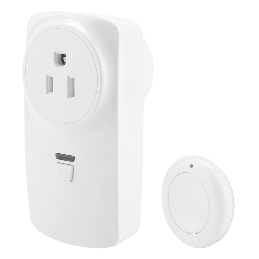 Cergrey Household Wireless Remote Control Power Socket Outlet Switch For Lamp Us Plug Wireless