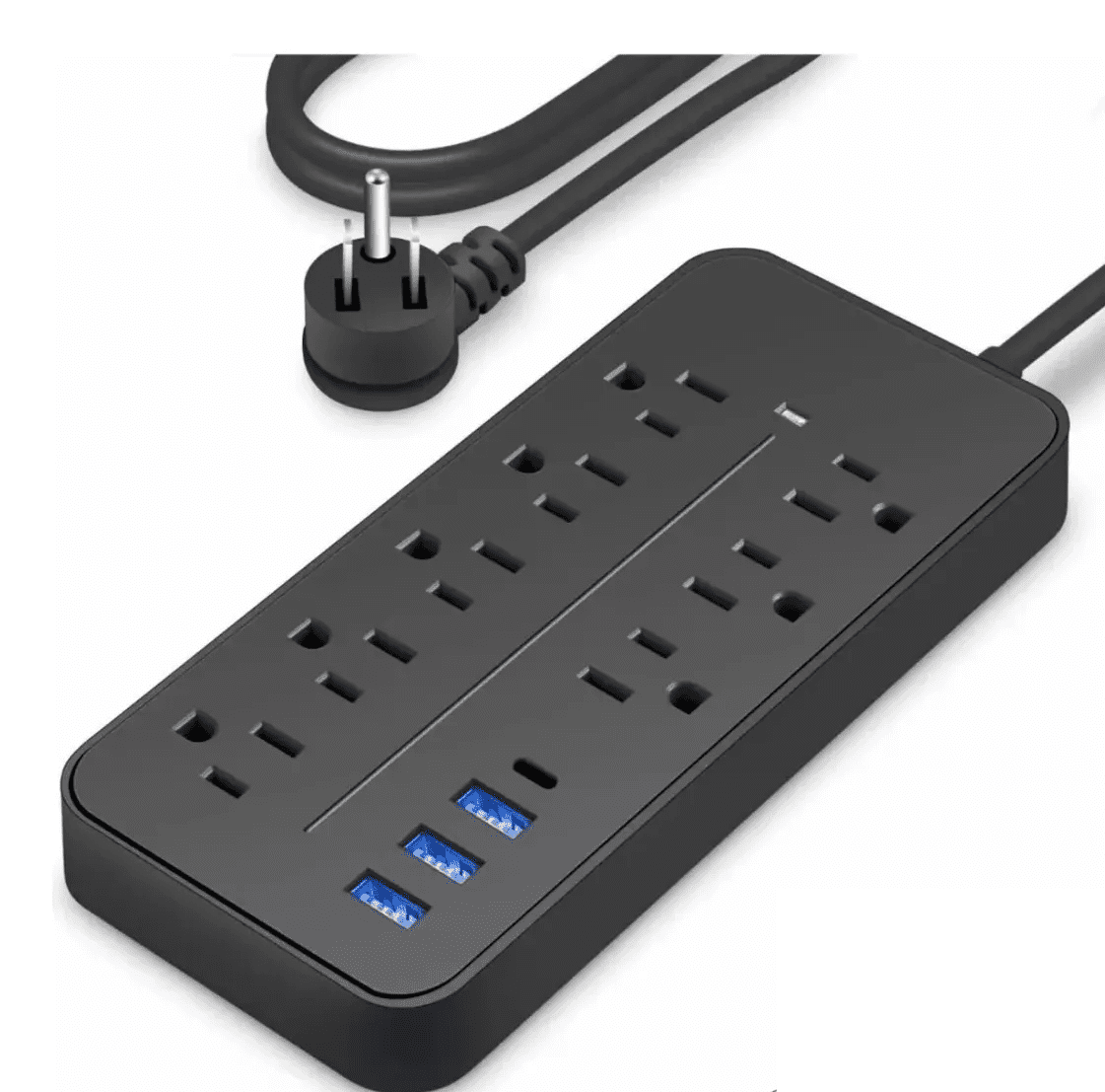 Multicontactos Electricos Usb Premium Regleta 8+3+1accesorio | Walmart ...