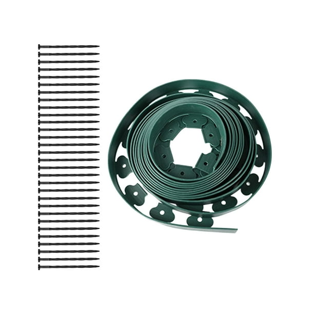 Landscaping Edging Garden Edging Coil with Stakes Garden Edging Border ...