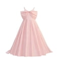 ITSAME Flower Girls Bow Slip Dresses Spaghetti Straps Pageant Wedding ...