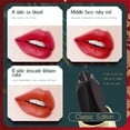 Velvet Matte Lipstick Paste One Wipe 6 Colors Lip Stain Girl Non
