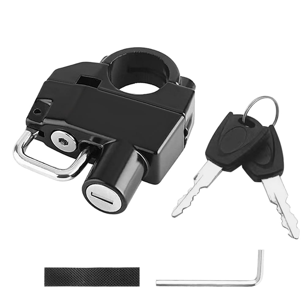 Festnight Motorcycle Helmet Lock -Theft Helmet Locks with 2 Keys and ...