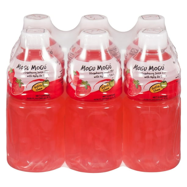 MOGU MOGU Strawberry Juice Drink with Nata De Coco - Walmart.ca