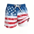 Boys Girls Swim Trunks Independence Day Ice Print Swimwear Beach Shorts ...