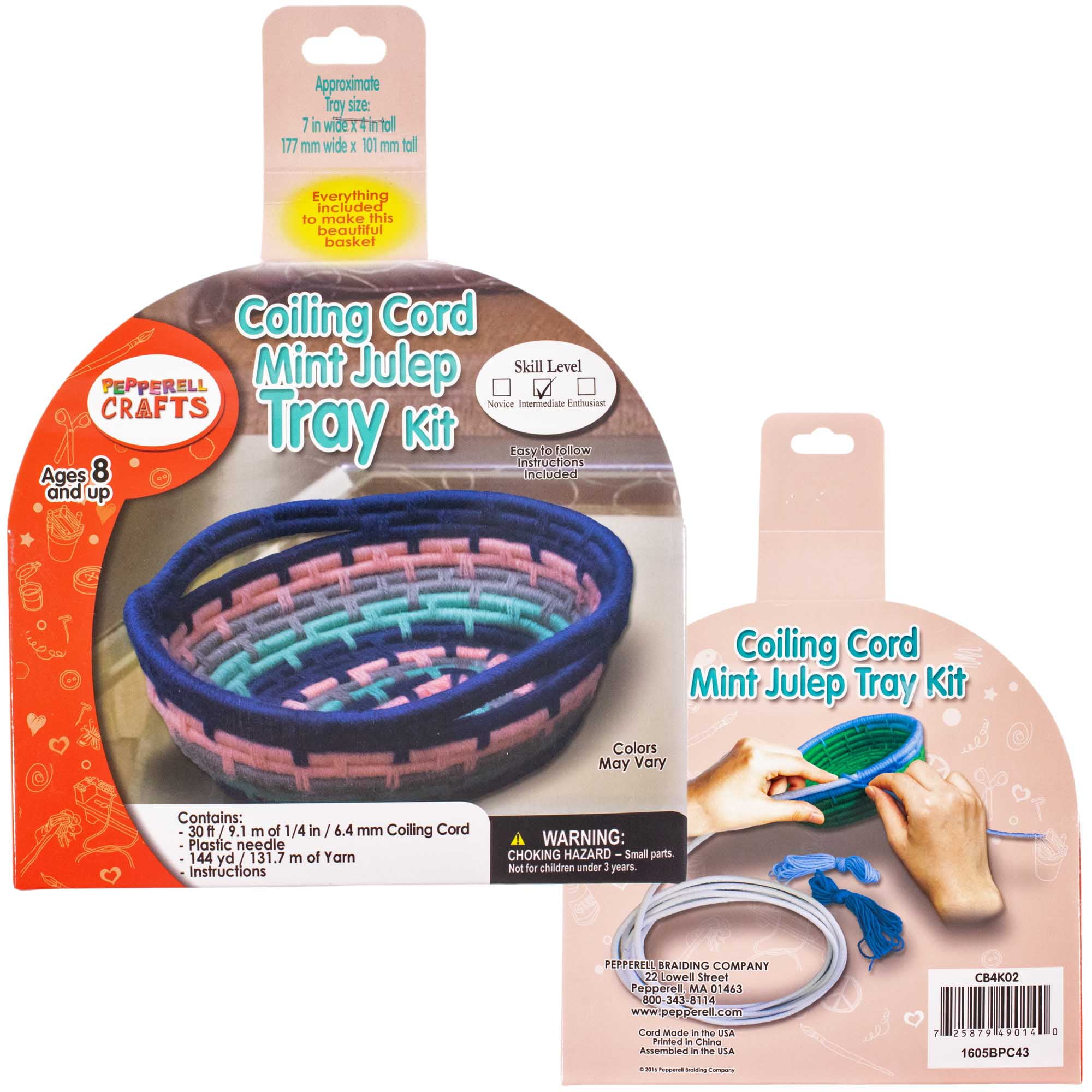Craft County Coiling Cord Basketry Kit with Coiling Cord, Wrapping ...