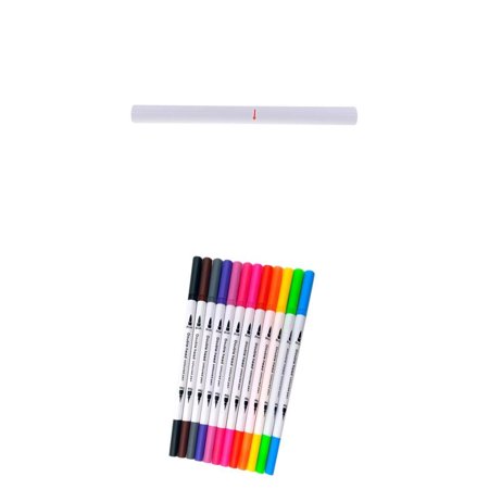 12 Colors Brush s Kids Sketching 5m Roll Drawing Paper Set Fun ...