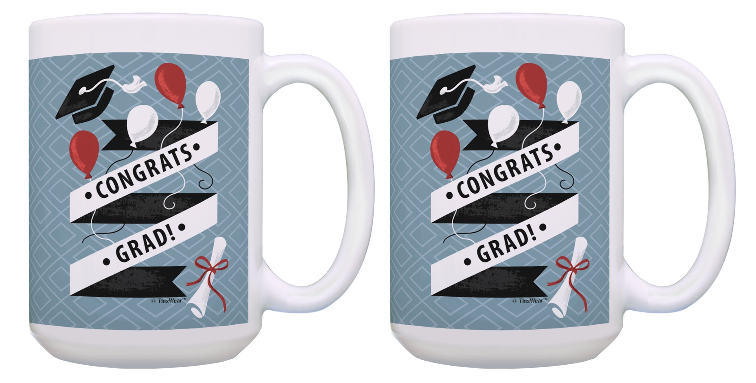 ThisWear Congratulations Grad Gift Set Congrats Grad Cups Graduation ...