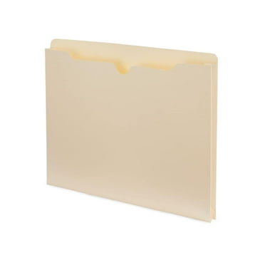 Staples Manila File Folders, Letter Size, 1/3 Cut Tab, Bulk Pack ...
