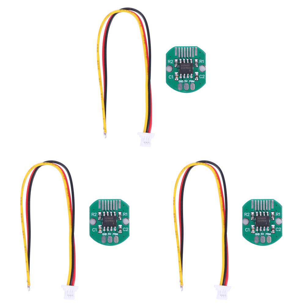 Codificador magnético de cable de 3 pines valor AS5600 interfaz PWM I2C ...