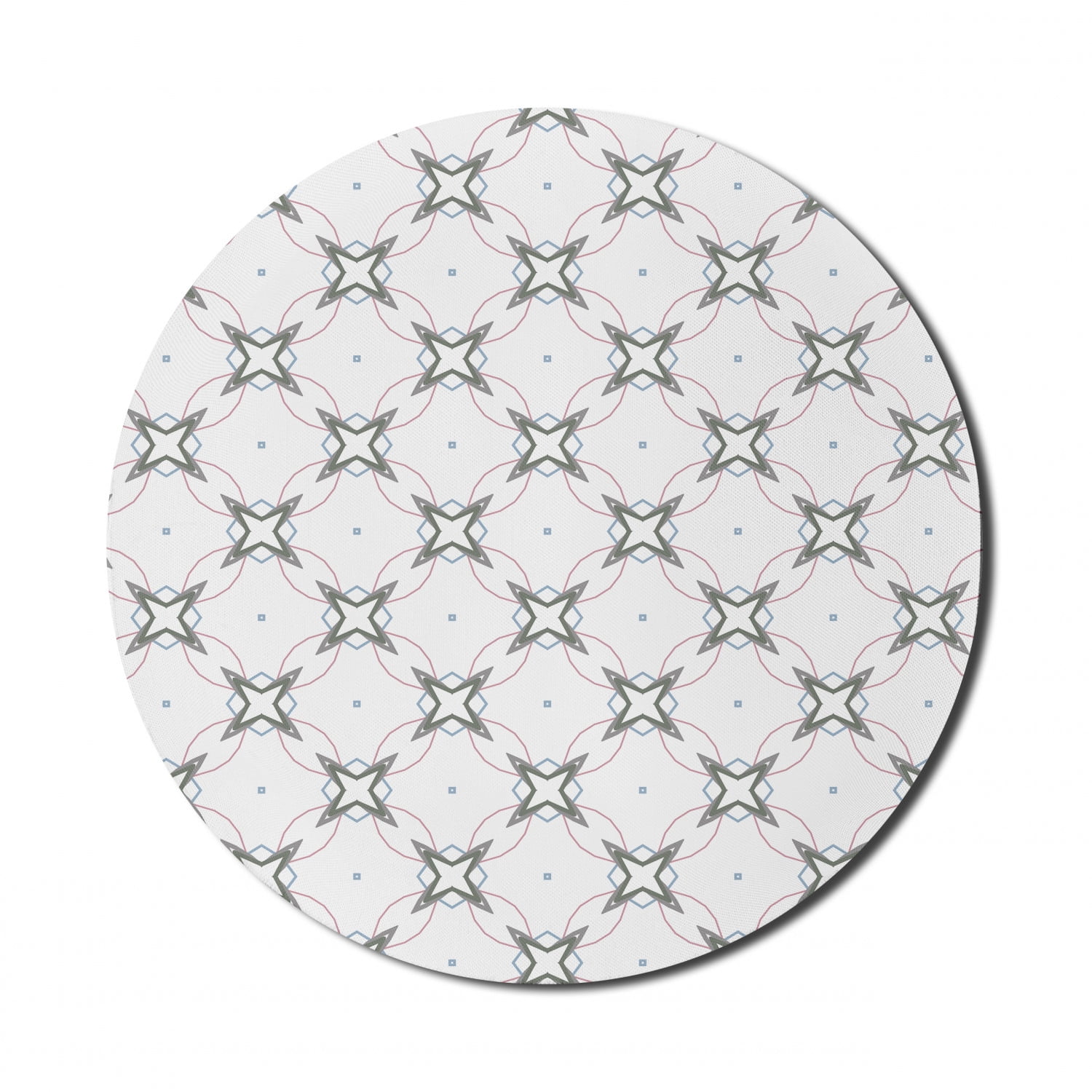 Geometric Mouse Pad for Computers, Abstract Concept Concentric Stars ...