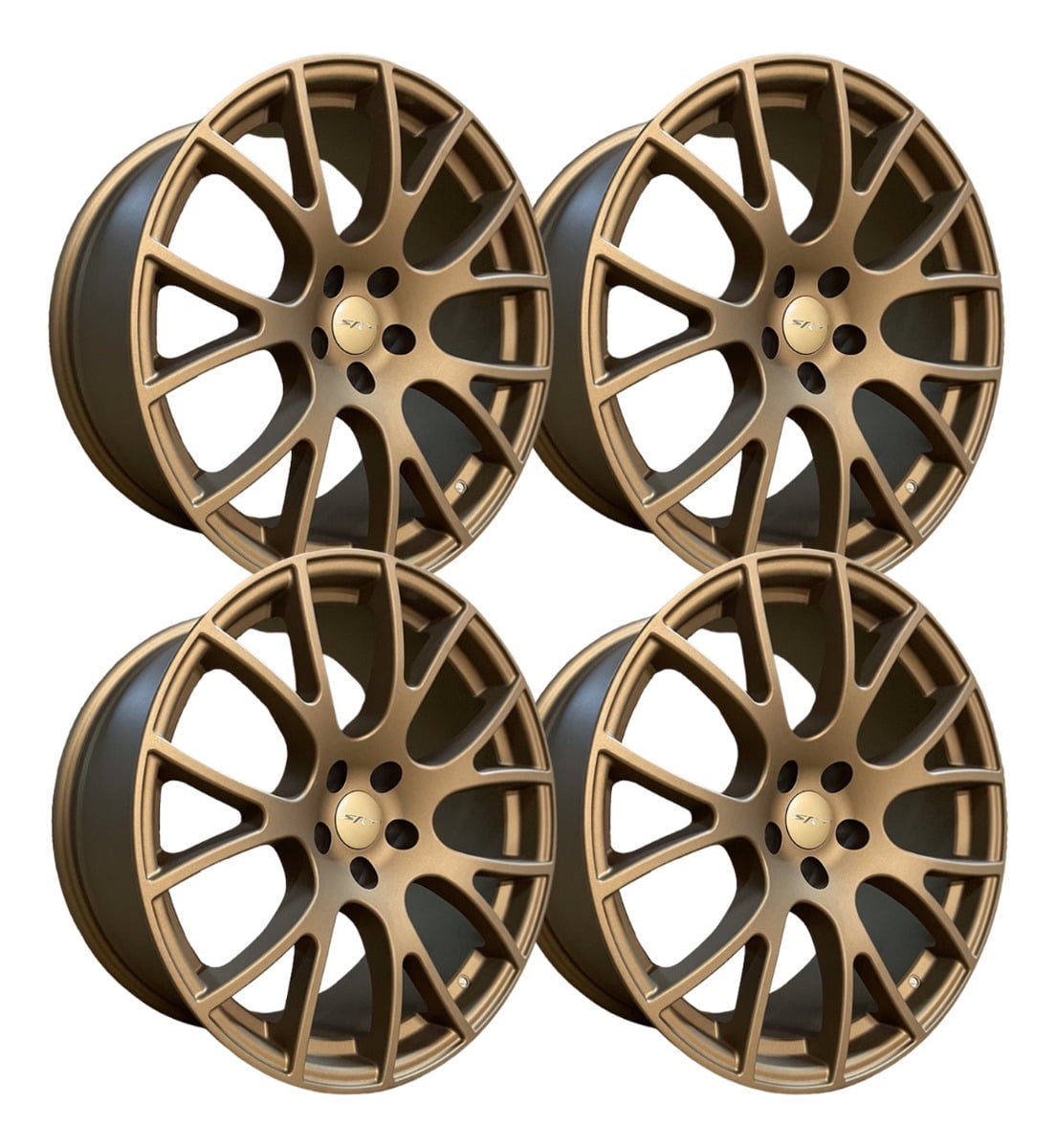 4 Rines Dorado Satin 20x9x10 Progresivos 5X115 IMP Wheels | Bodega ...
