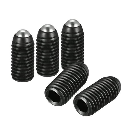 Uxcell Ball Point Set Screws, M12 x 25mm High Carbon Steel Metric ...