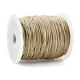 1Roll Waxed Cotton Thread Cords BurlyWood 1.5mm about 100yards/roll(300 ...