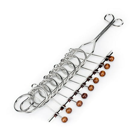 CAROOTU Chinese Traditional Game Metal Puzzle Nine Linked Rings Puzzles ...