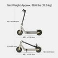 Open Box Segway Ninebot MAX Foldable Electric Kick Scooter - Gray ...