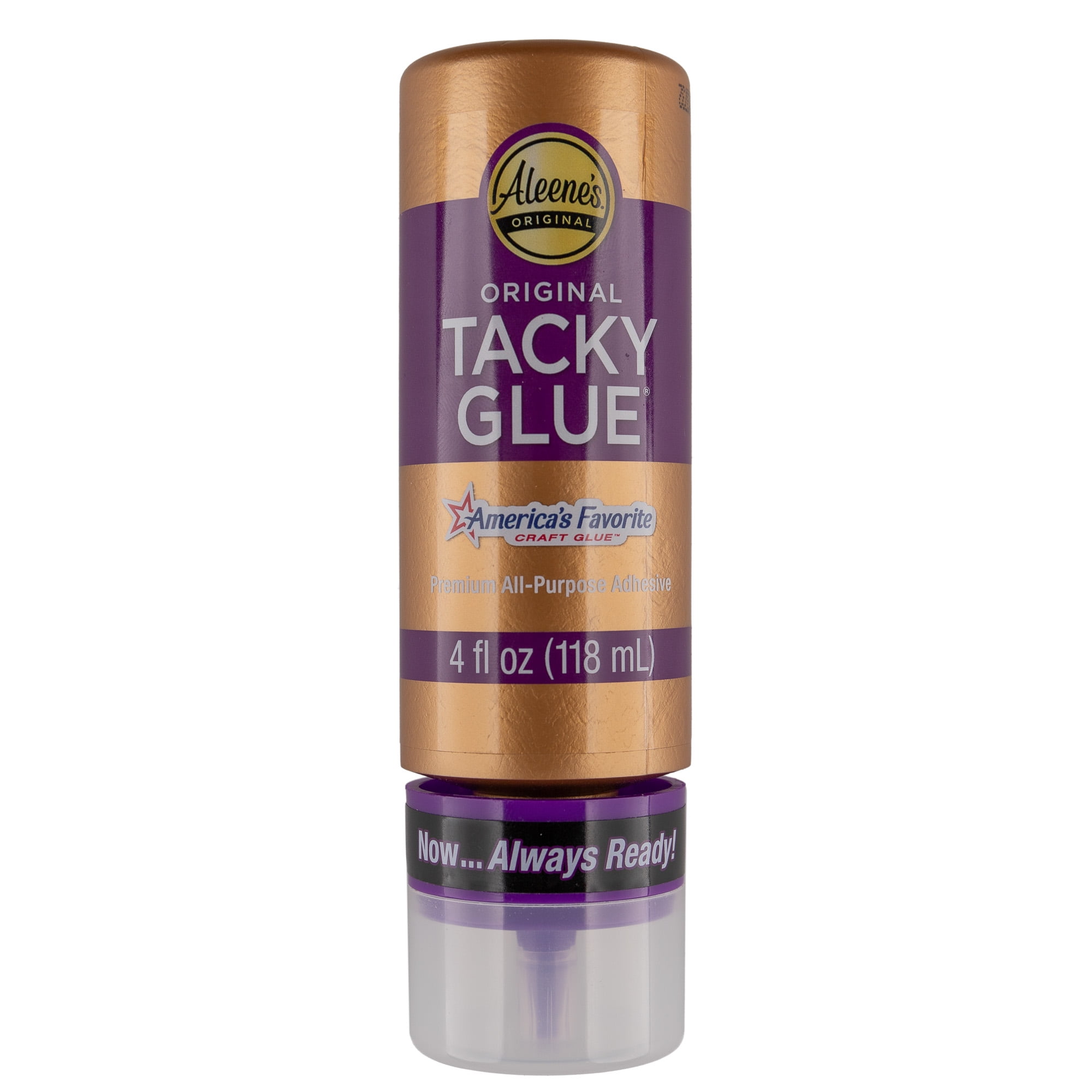 Always Ready Tacky Glue - All-Purpose Adhesive in Clear Coat – (Single ...