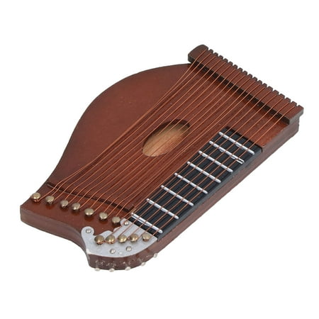 Home Decor,Guzheng Model Wooden Miniature Miniature Guzheng Wooden ...