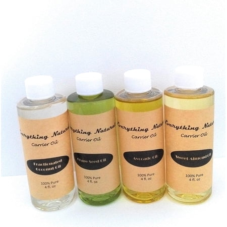 Premium Carrier Oil Variety Pack/Gift Set - Includes Coconut Oil ...