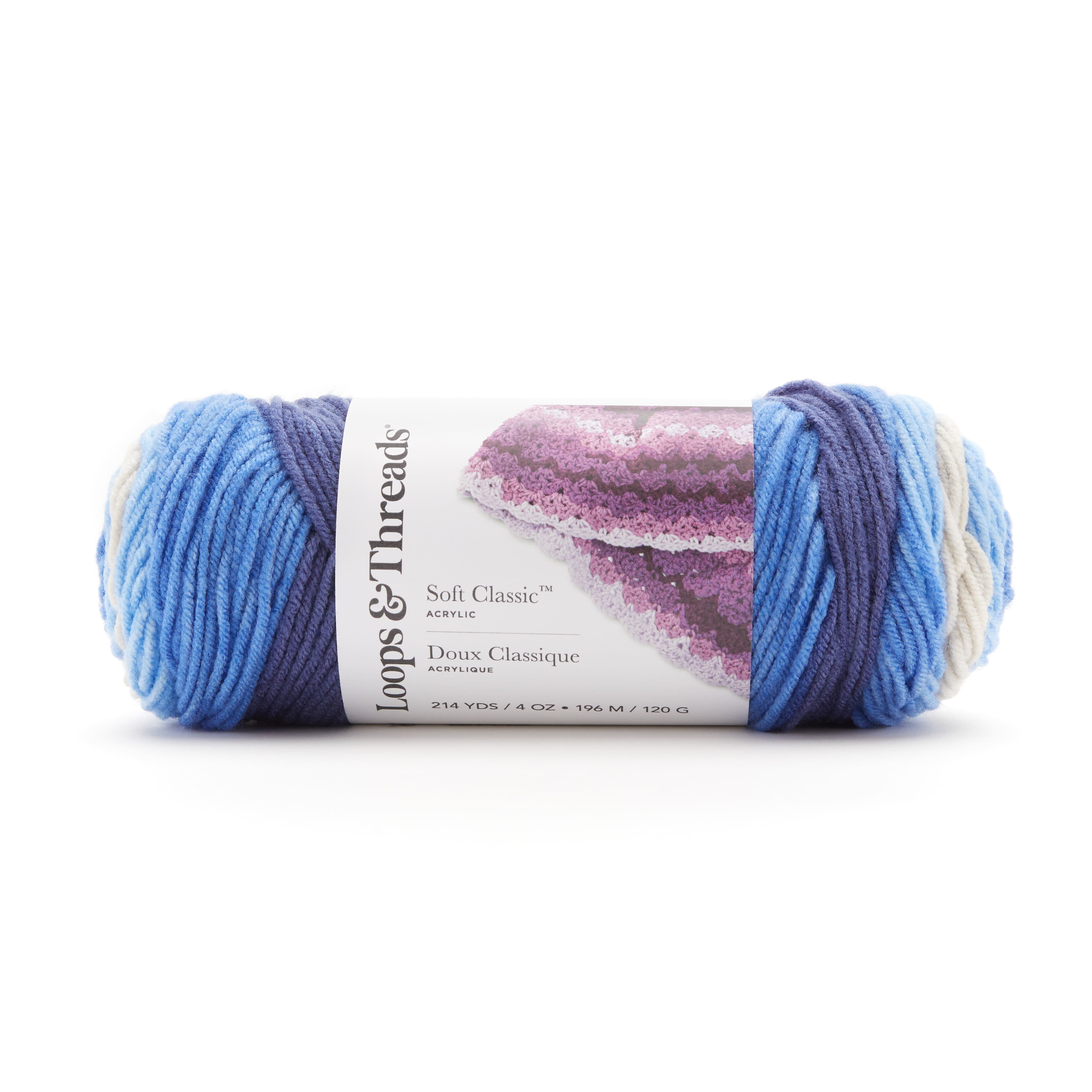 MICHAELS Bulk 12 Pack: Soft Classic™ Ombre Yarn by Loops & Threads ...