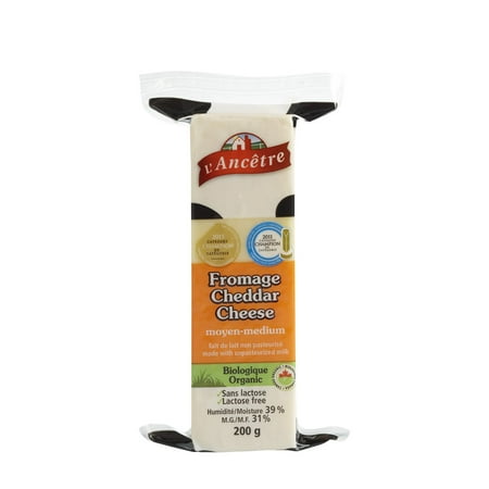 Fromage Cheddar moyenne biologique de L'Ancêtre - Walmart.ca