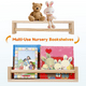 HAPOO Floating Shelves Wall Mounted Shelves, Solid Wood Shelves ...