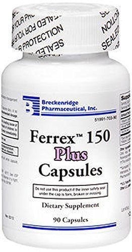 Breckenridge, Ferrex 150 Plus, Capsules - 90 Capsules - Walmart.com