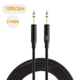 1/4'' TRS 10FT*2, Grade Instrument Guitar ,1/4 Inch 6.35mm Balanced ...
