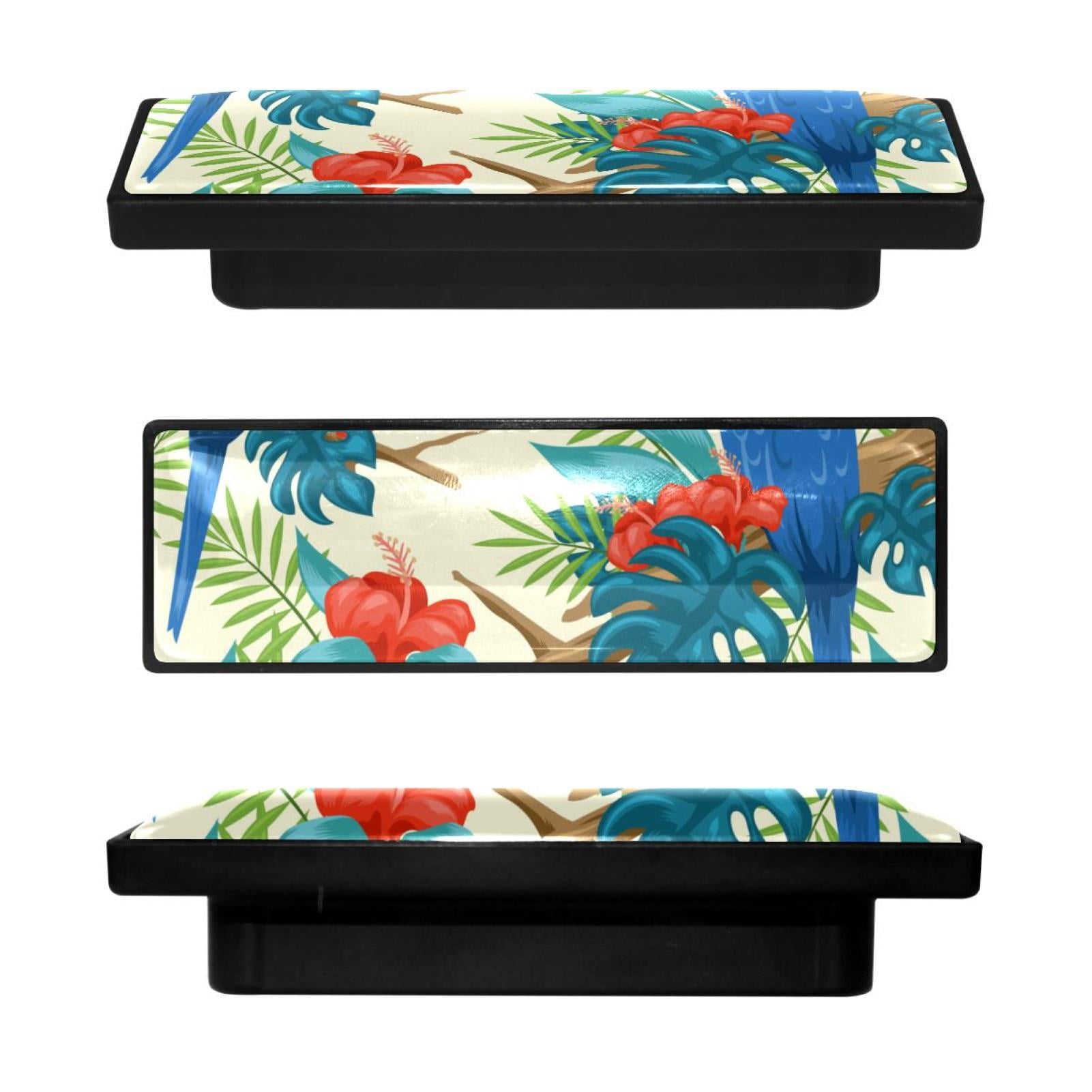 4 Pcs Rectangle Cabinet Handle Cupboard Knob Drawer Pulls Handle ...