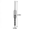 Square Hole Drill Bit Mortising Chisels Woodworking Tool for Joinery ...
