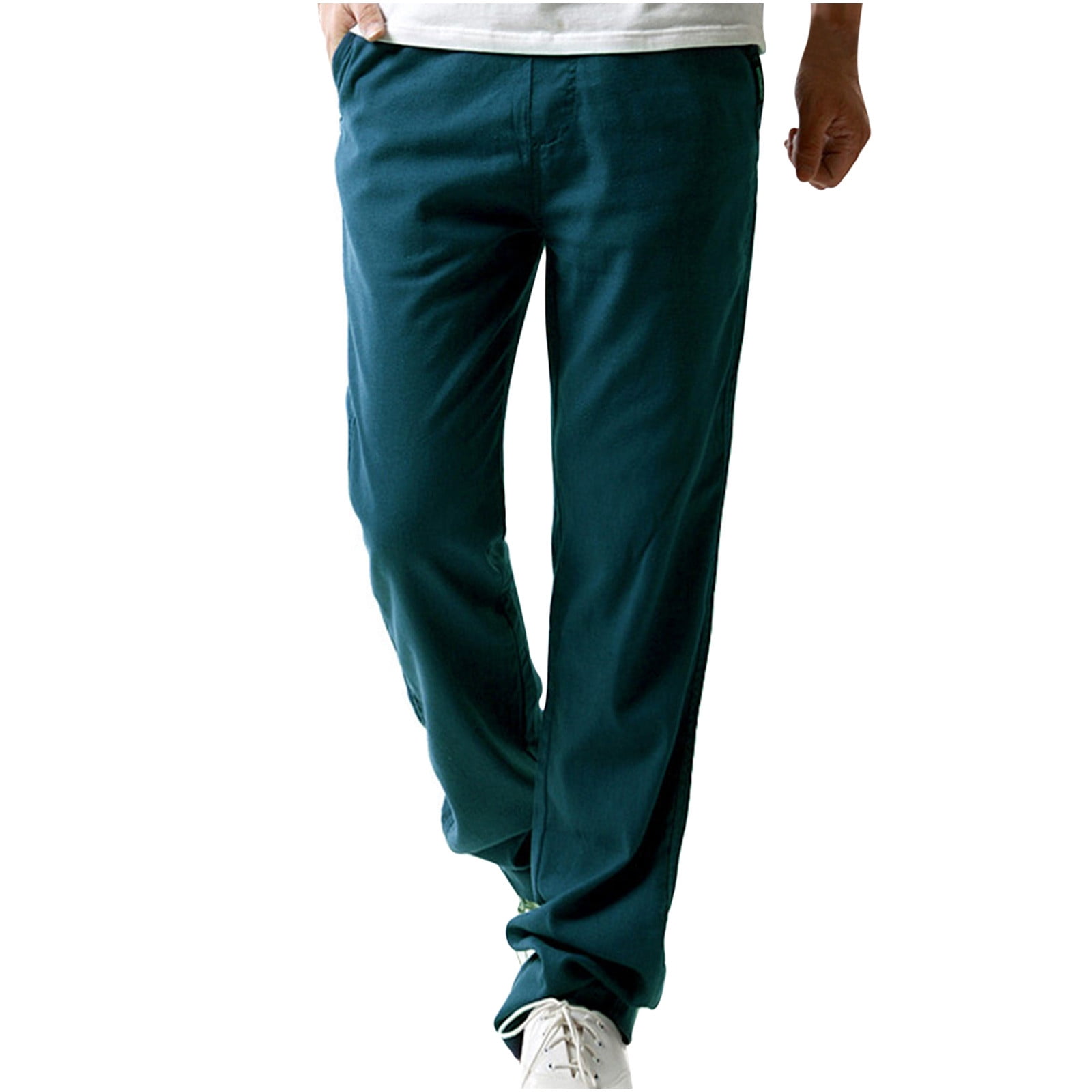 Click here for Fankiway Spring And Summer Mens Linen Casual Pants... prices