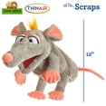 Living Puppets: Scraps The Grey Mouse - 12" Plush Hand Puppet, Handmade ...