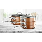 Gotham Steel Stack master 15 Pieces Set, Oven Safe, Dishwasher Safe ...