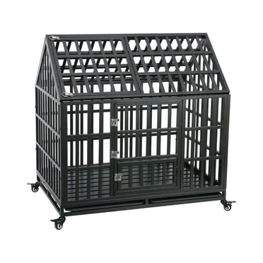 Richell Expandable Pet Crate with Floor Tray - Dark Brown - Walmart.com