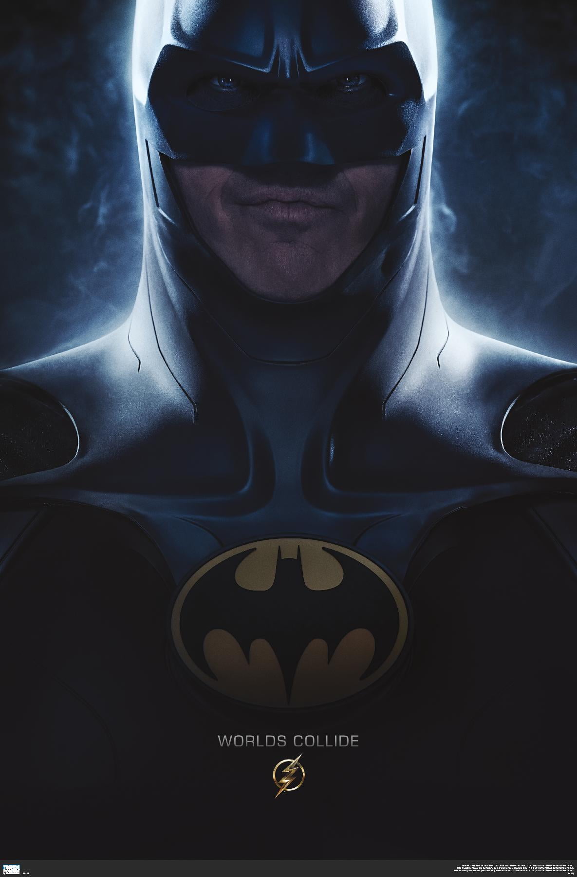 DC Comics Movie The Flash - Batman One Sheet Wall Poster, 14.725" x 22. ...