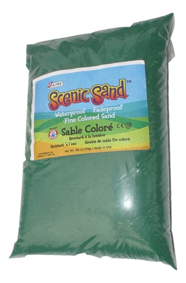 ACTÍVA 5 lb. Bag of Forest Green Colored Sand - Scenic Sand - Walmart.com