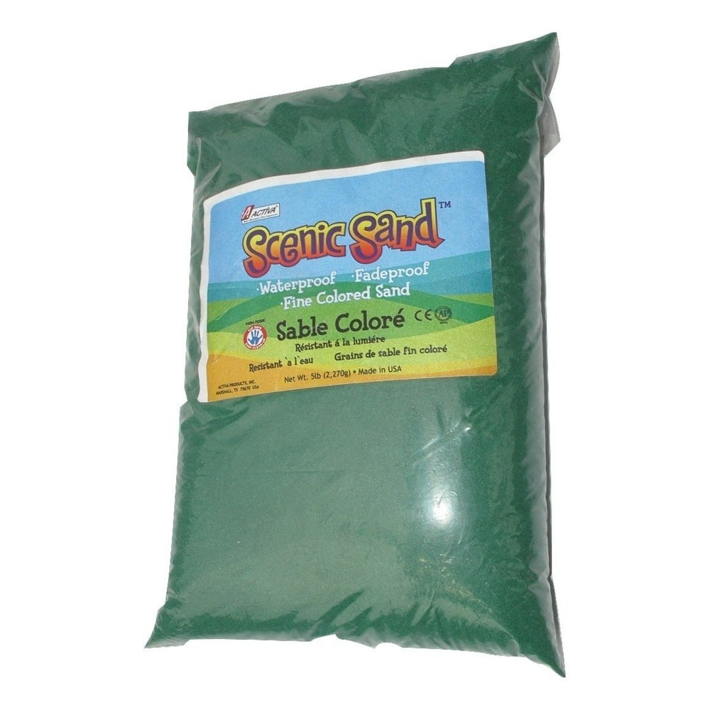 ACTÍVA 5 lb. Bag of Forest Green Colored Sand - Scenic Sand - Walmart ...