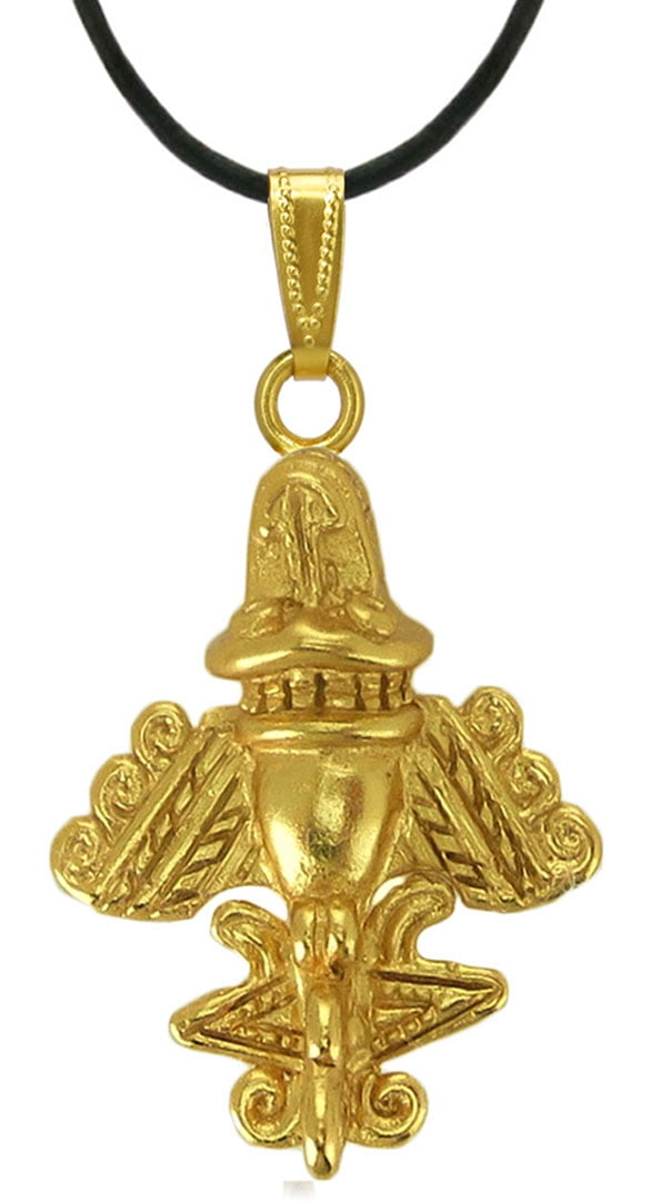 Across The Puddle, 24k Gold Plated Ancient Golden Jet-4 Necklace | Pre ...
