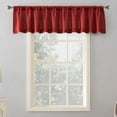 Mainstays Textured Solid Curtain Single Panel, 56" x 17", Red - Walmart.com