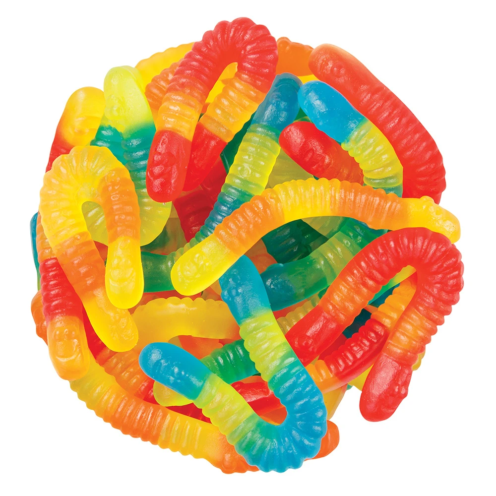 NY SPICE SHOP Sugar Free Gummy Worms Candy - Colorful Sugar Free Gummy ...