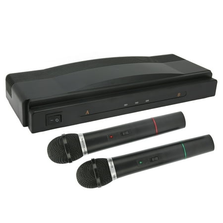 Microphone, Dual Handheld Microphone Set, With Volume Control ...