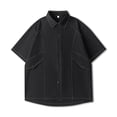 LODIENY Guayabera Shirts for Men Short Sleeve Casual Button Down ...