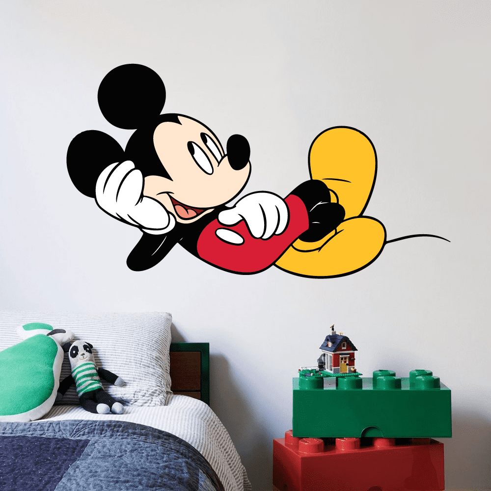 Imagining Cartoon Character Wall Art Graphic Decal Sticker Vinyl Mural Baby Kids Room Bedroom Nursery Kindergarten School House Home Wall Art Design Removable Peel and Stick 30x15 inch Walmart